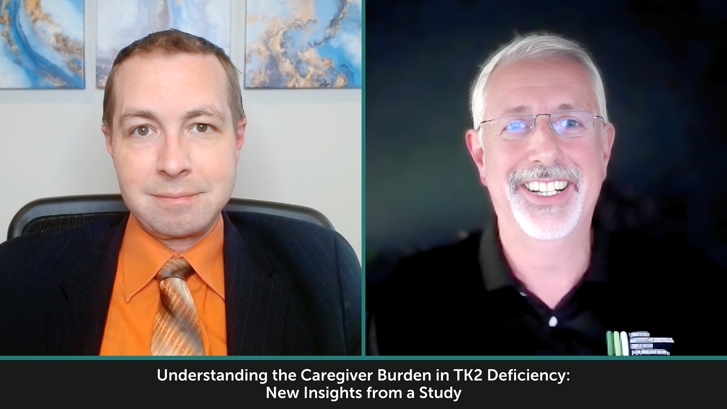 Understanding the Caregiver Burden in TK2 Deficiency: New Insights from ...