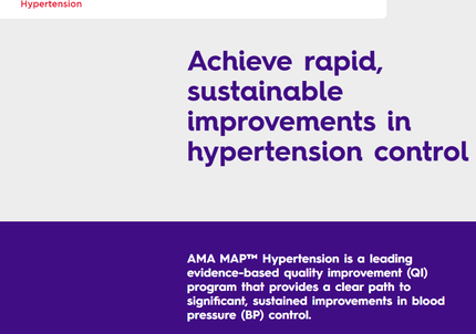 Assessing the AMA MAP™ Hypertension Program’s Impact