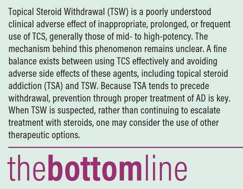 Topical Steroid Withdrawal in Atopic Dermatitis