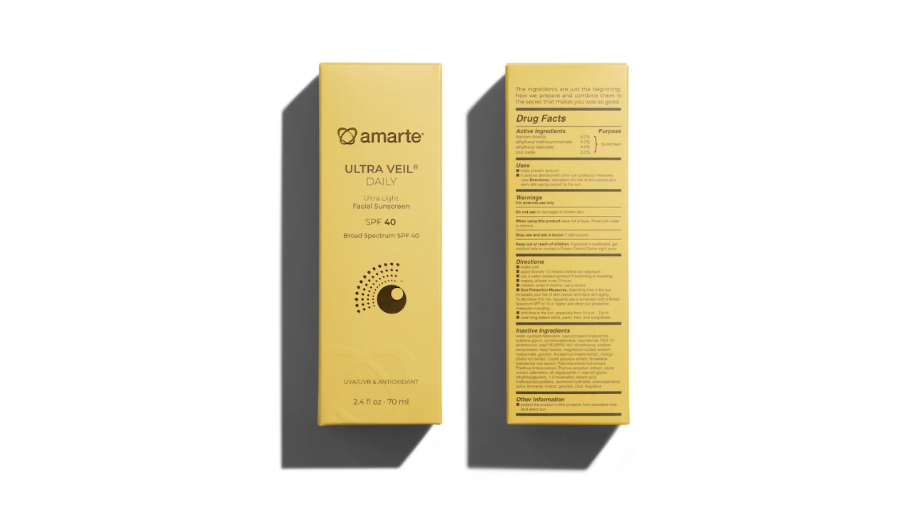 Amarte Relaunches Dermatologist-Formulated Ultra Veil Daily SPF 40 - Be ...